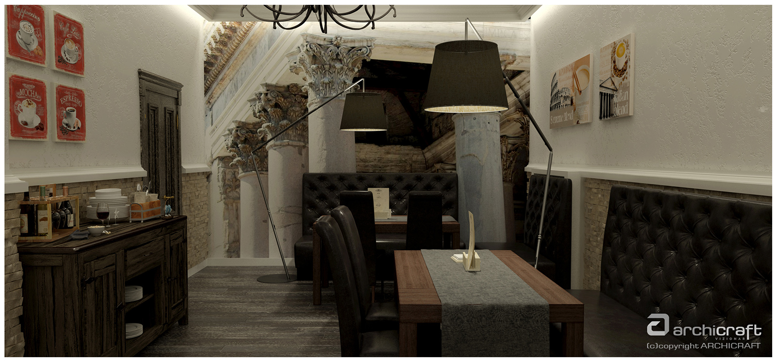 Restaurant pizzerie Roma – Archicraft